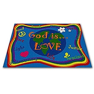 Kid Carpet God is Love Sunday School Rug