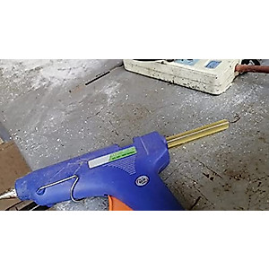 Othmro 10Pcs Hot Glue Sticks 9.8" Length 0.43" Dia Glue Sticks Bulk, Hot Glue Gun Refill Sticks, Hot Melt Adhesive Glue Stick All-Purpose Dual Temp Glue Sticks (Blue)