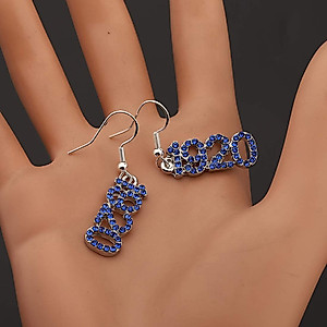 CENWA ZPB Dove Bracelet Sorority Jewelry Gift for Finer Women(1920 -Earrings)