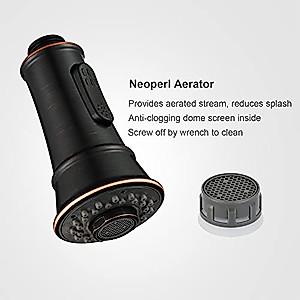 AguaStella ASH94ORB Sprayer Head in Oil Rubbed Bronze for Pull Down Kitchen Faucet Replacement