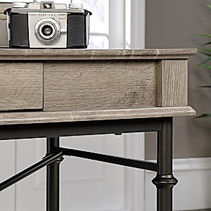 Sauder Canal Street Console Desk, Northern Oak finish