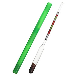 WATIIFUFU 1pc Sugar Meter Maple Sap Hydrometer Home Brew Hydrometer Sugar Scale Hydrometer Maple Hydrometer Beer Hydrometer Sugar Hydrometer Wine Hydrometer Syrup Borosilicate Glass