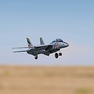 E-flite RC Airplane F-14 Tomcat Twin 40mm EDF BNF Basic Transmitter Battery and Charger Not Included EFL01450