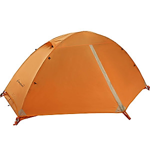 Clostnature 1-Person Tent for Backpacking - Ultralight One Person Backpacking Tent, Hiking Tent for One Man, Solo, Single Person with Tri-Beam Aluminium Stakes