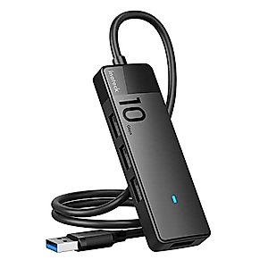 Inateck USB Hub with 4 USB A Ports, USB 3.2 Gen 2 Speed, 1.6 ft Cable, HB2025A
