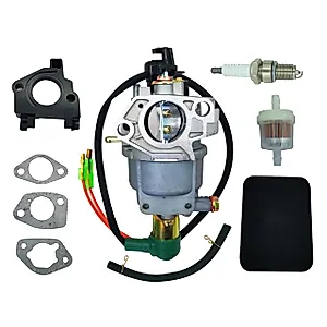 Carburetor Fit for Powerhorse DF7000 DFD7000 7000ES 9000ES 420CC DJ190N Enngine Generator with Air filter Kit