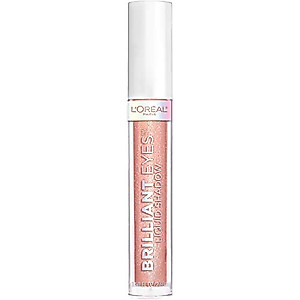 L'Oreal Paris Makeup Brilliant Eyes Shimmer Liquid Eye Shadow, Longwearing Lasting Shimmer, Crease Resistant, Flake-proof, Precision Applicator, Quick Dry, Non-greasy, Meteor Shower, 0.1 fluid_ounces