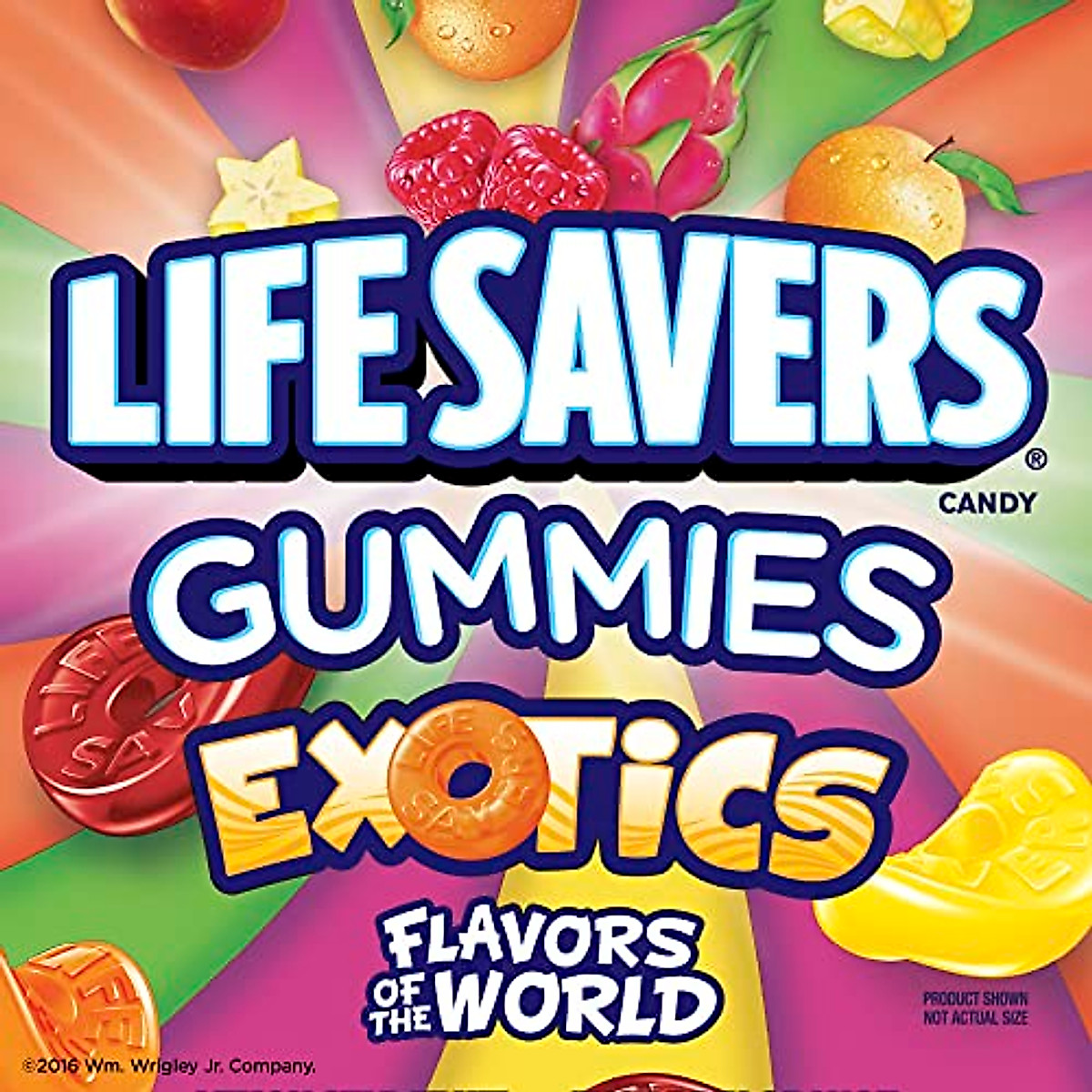 LIFE SAVERS Exotics Gummy Candy, 7 oz Bag