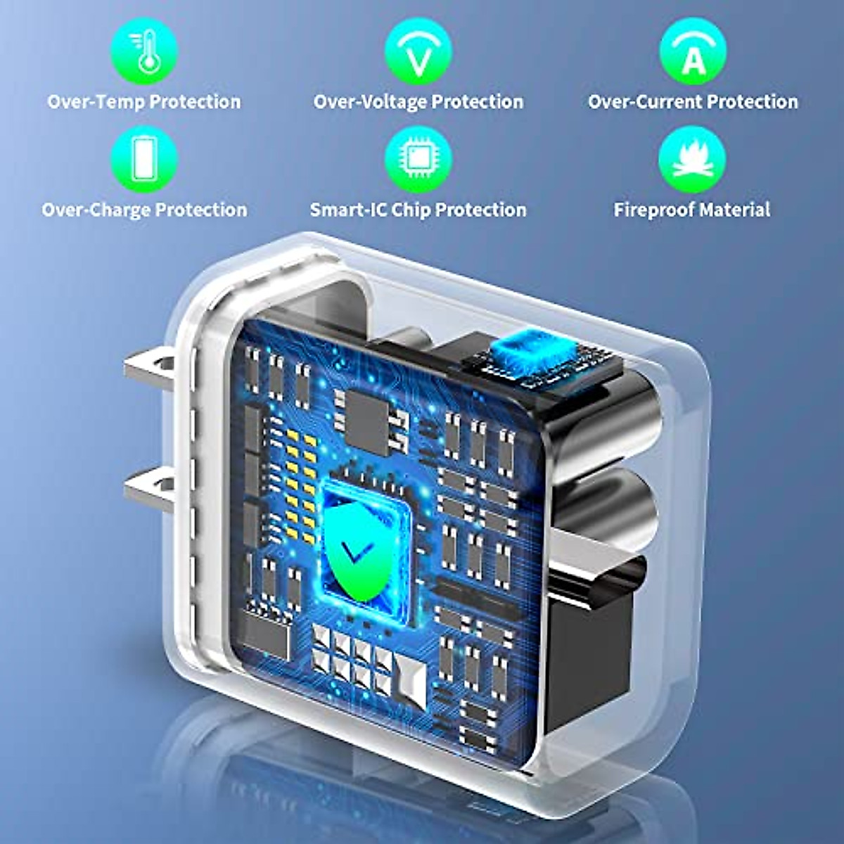 iPhone 14 13 12 11 Car Fast Charger Kit, [Apple MFi Certified] iPhone 20W USBC Wall Charger + 60W Dual USBC Fast Car Charger with 2Pack 6Ft Lightning Cables Quick Charging for iPhone/iPad/Airpods pro