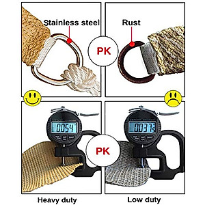 FLY HAWK Patio Sun Shade Sail Canopy, Retractable Awning Rectangle 6' x 8' Patio Sunshade Cover Canopy - Durable Fabric Cloth for Outdoor Garden Yard Pond Pergola Sandbox Deck Courtyard - Sand Color