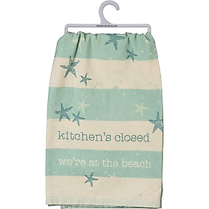 Kitchen Towel - Kitchen's Closed At The Beach