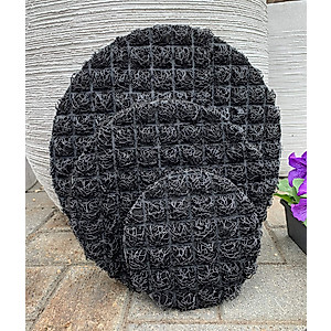 Drain Smart 9” 2-Pack 3D Mesh Drainage Discs - Perfect for Indoor/Outdoor Potted Plants | Container Gardening | Plant Pot Liner Minimize Root Rot | Made in The USA