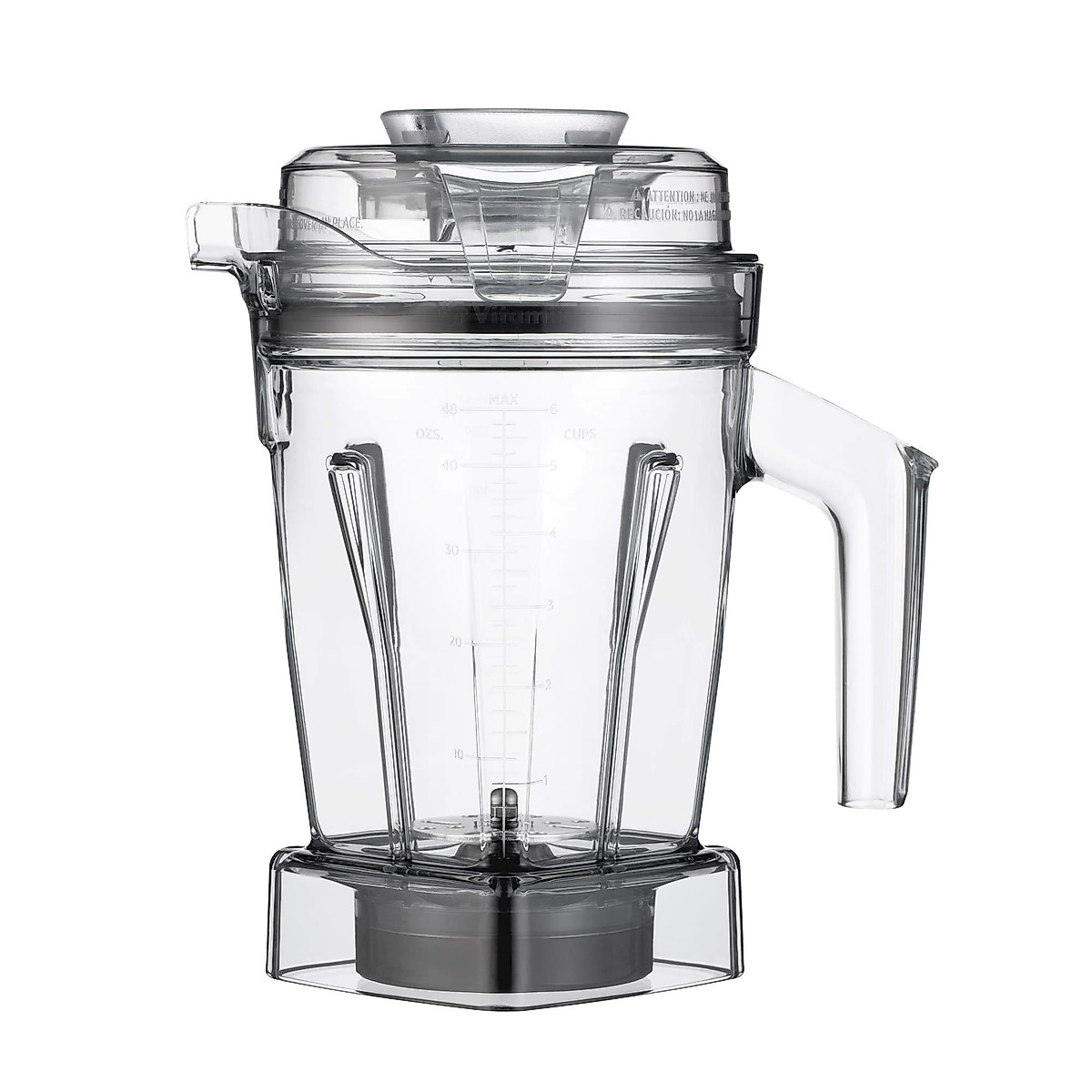 Vitamix Aer Disc Container, 48 oz. & Blade Scraper Accessory, Grey