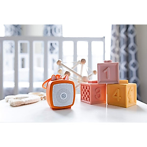 Yogasleep Pocket Baby Soother Fox, White Noise Machine, 6 Soothing Sounds & Timer for Better Sleep, Includes Brown Noise & Lullabies, Compact Size for Travel & Child Safe, Must Have Registry Gift