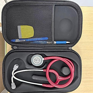 Stethoscope Case for Littmann Cardiology 4 Classic 3 ADC Stethoscope,Stethoscope Holder Blood Pressure Cuff Bag for Nurse Work Accessories,Nursing School Essentials Carrying Case