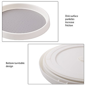 Cotsner Organizer, Non-Skid Pantry Cabinet Turntable for Cabinet, Pantry, Kitchen, Countertop, Vanity Display Stand