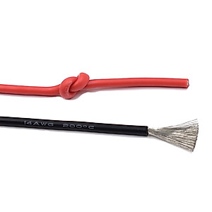 2Pcs 14 Gauge Multimeter Test Leads Right Angle Banana Plug to Alligator Clip Heavy Duty Silicone Wire for Electrical Testing 3 Feet