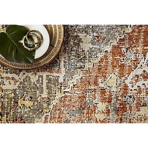Loloi Javari Berry/Sunrise 2'-6" x 8'-0" Runner Rug