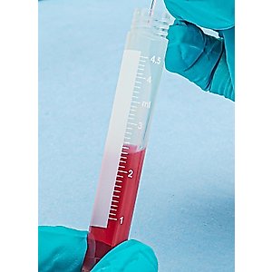 Globe Scientific CryoClear 3015-50 Polypropylene Barcoded Cryogenic Vial, 5mL Capacity, Sterile, External Threads, Attached Screwcap with Molded O-Ring, Round Bottom, Self-Standing (Case of 50)