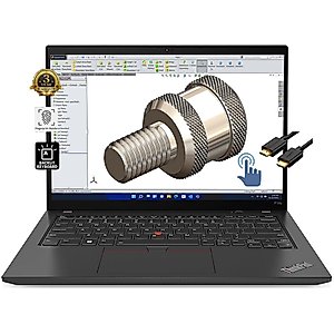 Lenovo ThinkPad P14s Mobile Workstation Laptop for Designer, Architecture, Engineering (14" FHD Touchscreen, AMD Ryzen 7 Pro 4750U (Beat i7-10750H), 16GB RAM, 1TB SSD) 3-yr WRT, Win 11 Pro, Black