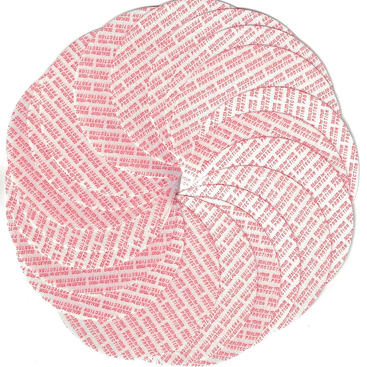 Pressure Sensitive Torque Activated Cap Seals Liners -100 PCS - for Regular Mouth Glass & Plastic Ball Mason Canning Jars - No Induction Sealer Needed - 70 mm (2.75") Made in USA