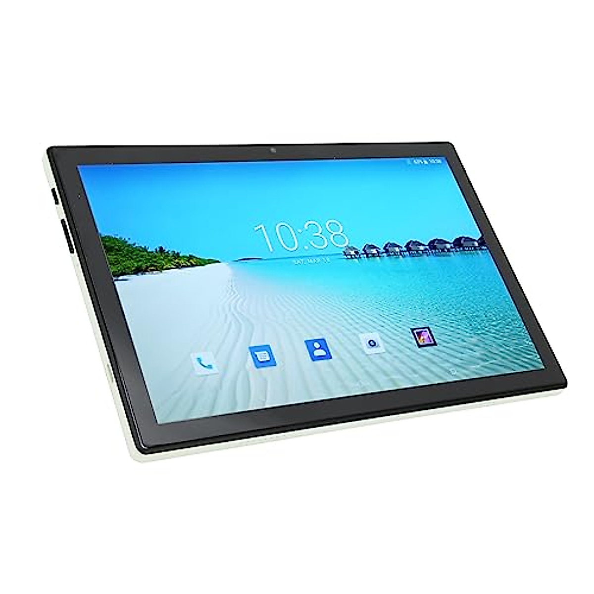 Haofy HD Tablet, Tablet PC Aluminium Alloy Dual Camera 10.1 Inch IPS 4G LTE 5G WiFi 2GB RAM 32GB ROM for Business (Green)