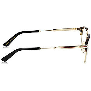 Gucci GG 0241O 003 Gold Havana Plastic Rectangle Eyeglasses 54mm
