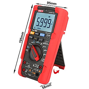 UNI-T UT18B Pro 1000V Digital True RMS Multimeter Handheld AC DC Voltage Tester Frequency Capacitance Meter
