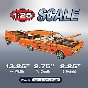 AMT 1963 Chevy II Station Wagon w/Trailer 1:25 Scale Model Kit