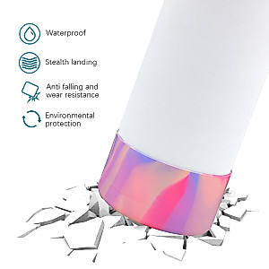 HEYSKAY Protective Flask Silicone Boot 12-24oz for Hydro Flask Water Bottle Bottom Cover Base, and Compatible with Stanley, Yeti, Simple Modern and Other Water Bottle with 2.85inch Bottom Diameter