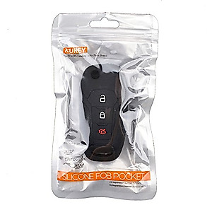 XUKEY 3 Button Silicone Flip Key Case Cover for Ford F-150 F-250 F-350 Explorer Ranger Fiesta Mondeo Eco Sport Remote Fob