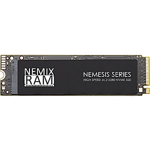 NEMIX RAM Nemesis Series 2TB M.2 2280 NVMe SSD for Playstation 5 & PC Gaming Machines Fastest Write Speeds up to 7415mbps Supports PCIe 4 (PCIe3 Backward Compatible)