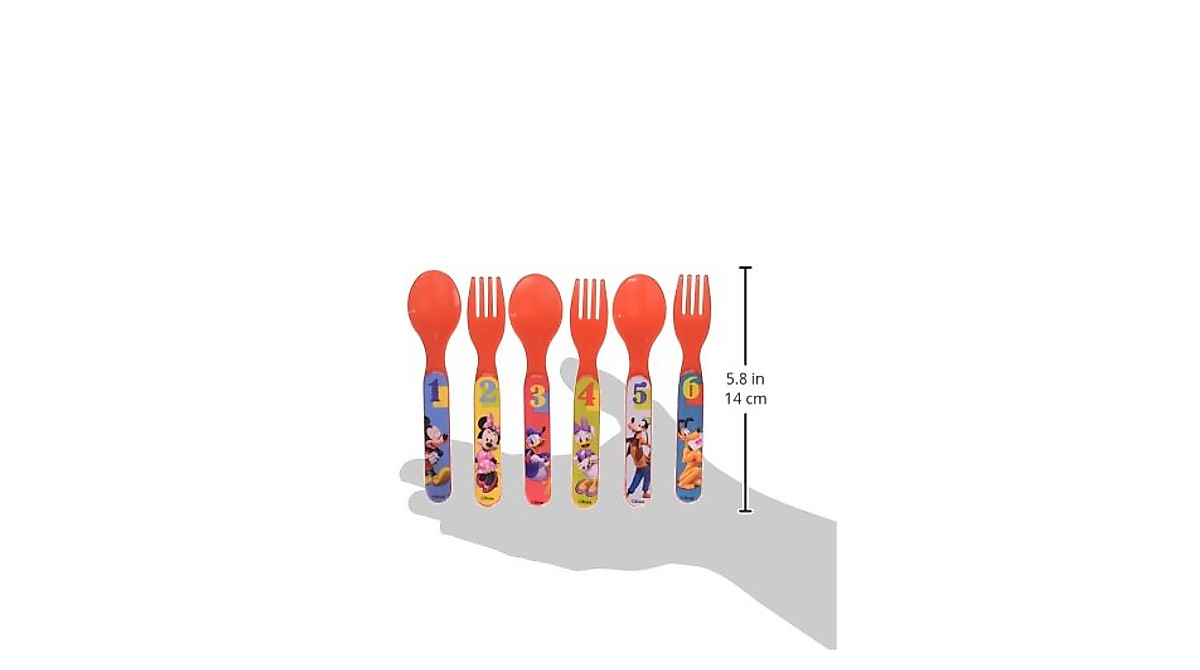Mickey Mouse Fork & Spoon Set for Kids