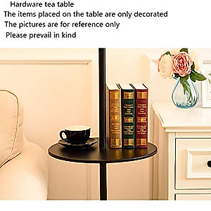 AVEO Floor lamp E27 Floor Lamp Modern Minimalist with Coffee Table Tray Can Be Placed Thing Decorative Floor Light Bedroom Living Room Floor Light (Color : Green)