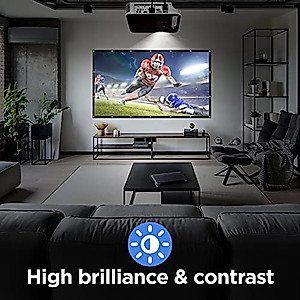 Shop Square Projector Screen - 120 inch Projector Screen for Outdoor Theater, Movie Viewing, Camping, Indoor Use - Foldable, Anti-Crease, Double-Sided Projection Monitor - 20 Hooks & 2 Ropes Included