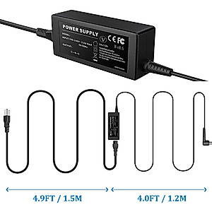 for HP Monitor VH240A Power Cord 19V AC Adapter for HP 1KL30AA#ABA 1KL30AA#ABB 23.8" Full HD FHD IPS LCD Backlight Monitor TDK Life on Record Trek 360 TPV ADPC1938EX Sharp LL-S201A Power Supply