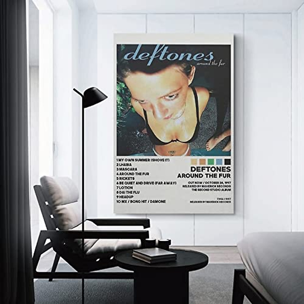 SIPMAN Deftones Around The Fur Canvas Print Home Decorations Posters for Room Aesthetic Wall Art Poster Unframe 12x18inch(30x45cm)