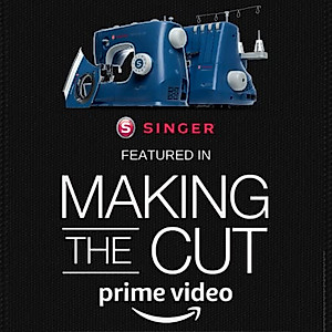 SINGER Making The Cut Sewing Machine with 97 Stitch Applications & Accessory Kit M3330, Simple & Easy To Use, Perfect For Beginners, Blue.