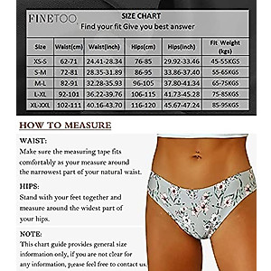 FINETOO 12 Pack Women’s Seamless Hipster Underwear No Show Panties Invisibles Briefs Soft Stretch Bikini Underwears XS-XL