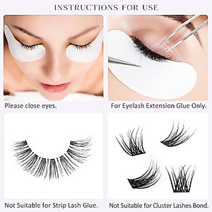 EMEDA Eyelash Extension Remover Gel Not for Clusters Glue 15ml Quickly Dissolves Powerful Lash Extension Glue Professional Removal for Lash Extensions Adhesive (15ml)