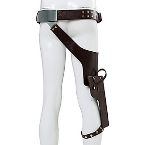 ClSSTEV Men's Cosplay Costume Belt Vest Pants Halloween Cosplay Outfits Props Accessories