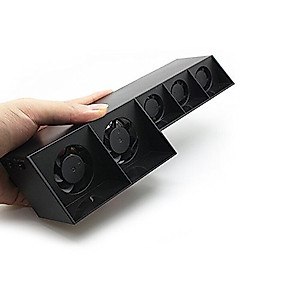 USB External 5-Fan Super Turbo Temperature Cooling Fan Cooler for Playstation 4 PS4 Gaming Console with FREE USB Cable by Coolbuy112