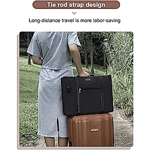 Chomeiu USB Laptop Tote Bag, Woman 15.6 inch Laptop Organizer Bag Teacher Work Purse (Black)