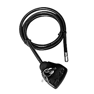 Cable Lock and Bracket in One! Compatible with Yeti & RTIC Coolers - Designed for Medium to Large Sized Yeti & Rtic Coolers (Does Not Fit Roadie) and Other Outdoor Equipment Such As Your Bike or Kayak
