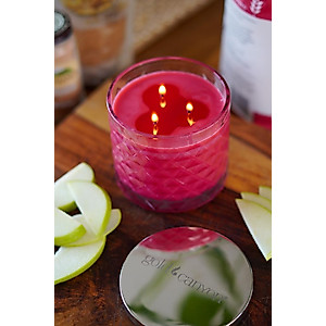 Gold Canyon™ - Apple Pie Scented Candle, Three-Wick, 100% Natural Soy Wax, Notes of Crisp Apple, Sweet Caramel, Balancing Spice, and Smooth Vanilla