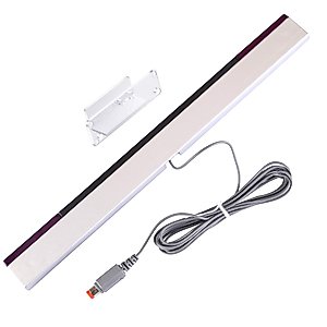 Xahpower Sensor Bar for Wii, Replacement Wired Infrared Ray Sensor Bar Cable Cord for Nintendo Wii and Wii U Console