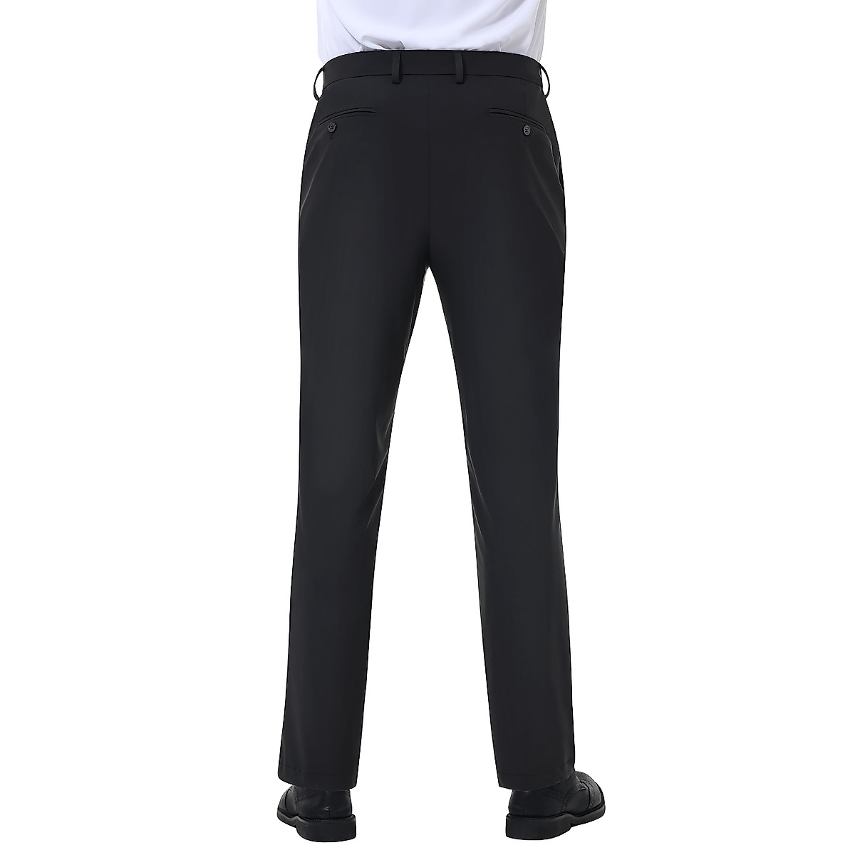 Lion Nardo Mens Stretch Dress Pants Slim Fit Dress Pants for Men Expandable Waist Casual Dress Pants Athletic Golf Pants
