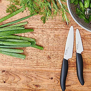 KYOCERA 3` Black Paring Knife, 1 EA