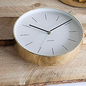 Karlsson, Wall Clock, Steel, White, One Size