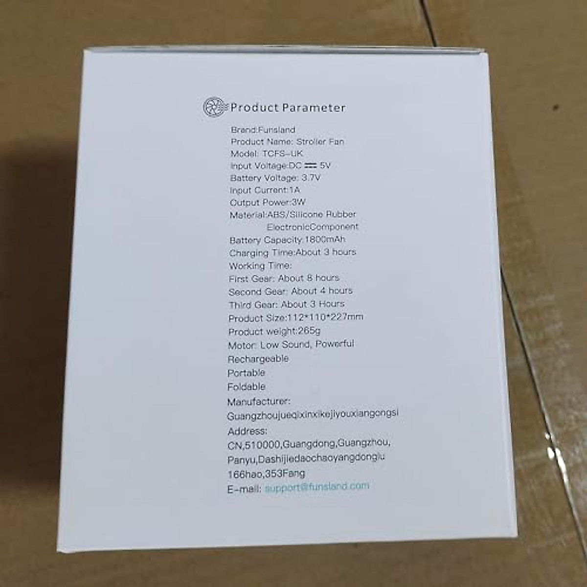 Funsland Mini Portable Stroller Fan Clip on for Baby, USB Rechargeable or Battery Operated Handheld Personal Portable Fan, Flexible Tripod Baby Stroller Fan 3 Speed Clip on Fan for Car Seat Travel